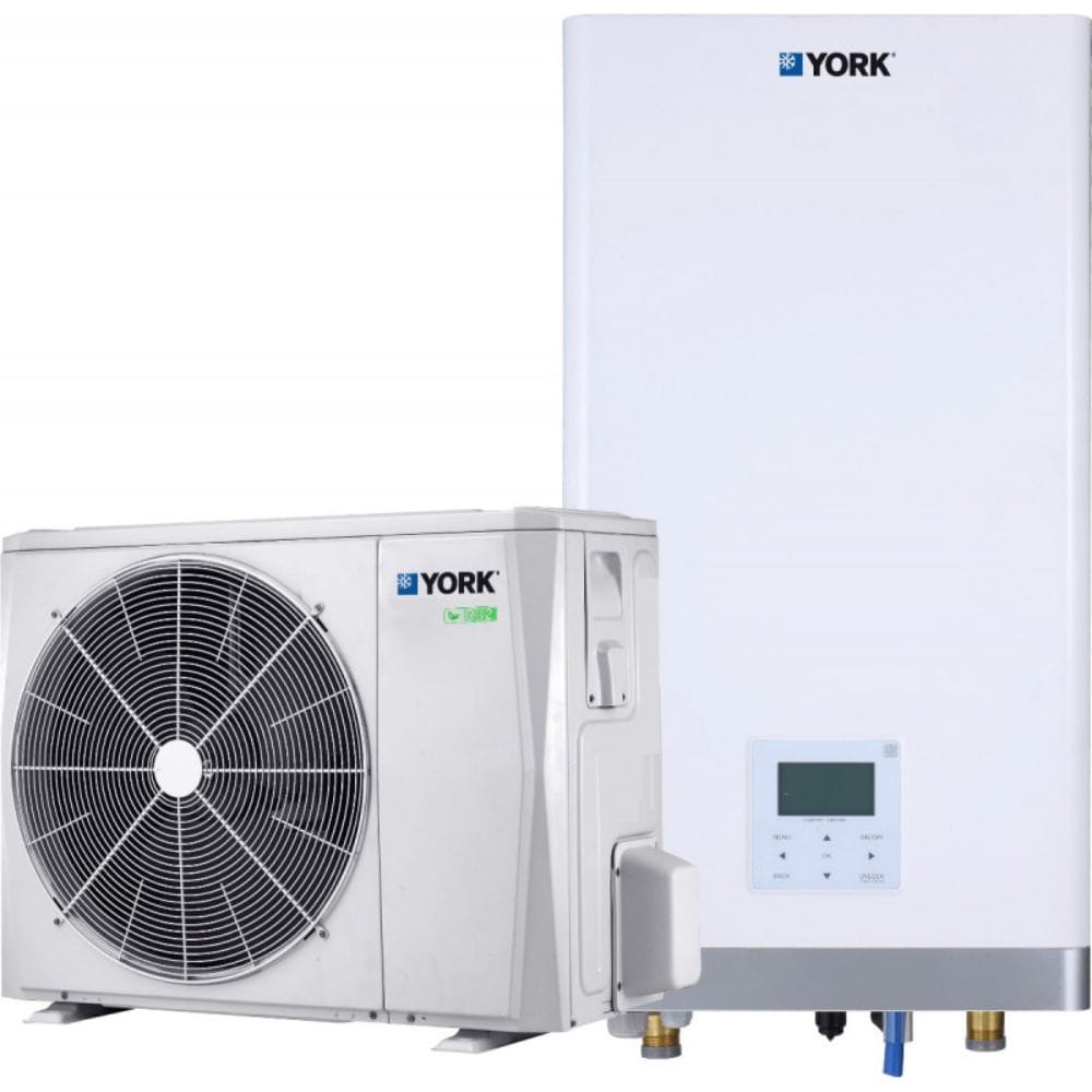 Pompa de caldura YORK split hidrobox 8 kW, 230V, rezistenta electrica ...
